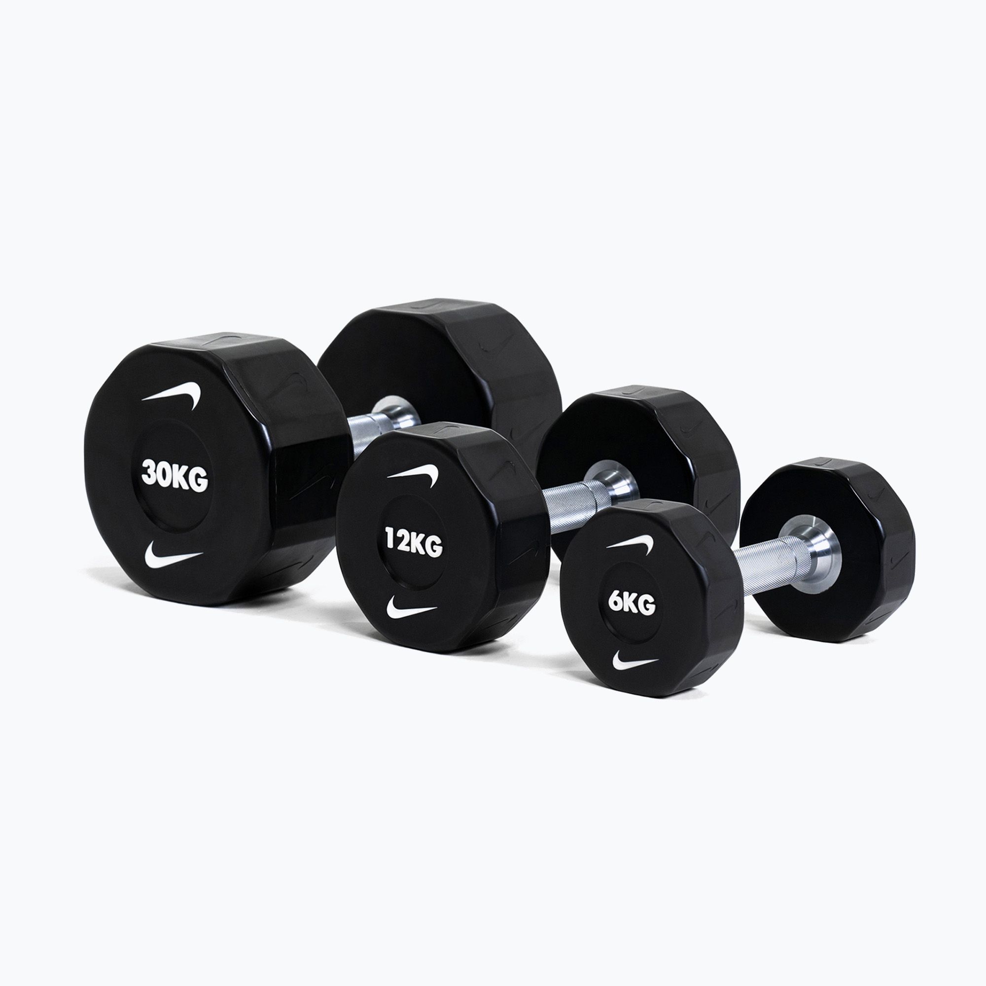 Hanteliai Nike Strength Pro Urethane Dumbbell 2 x 12 kg black/white ...