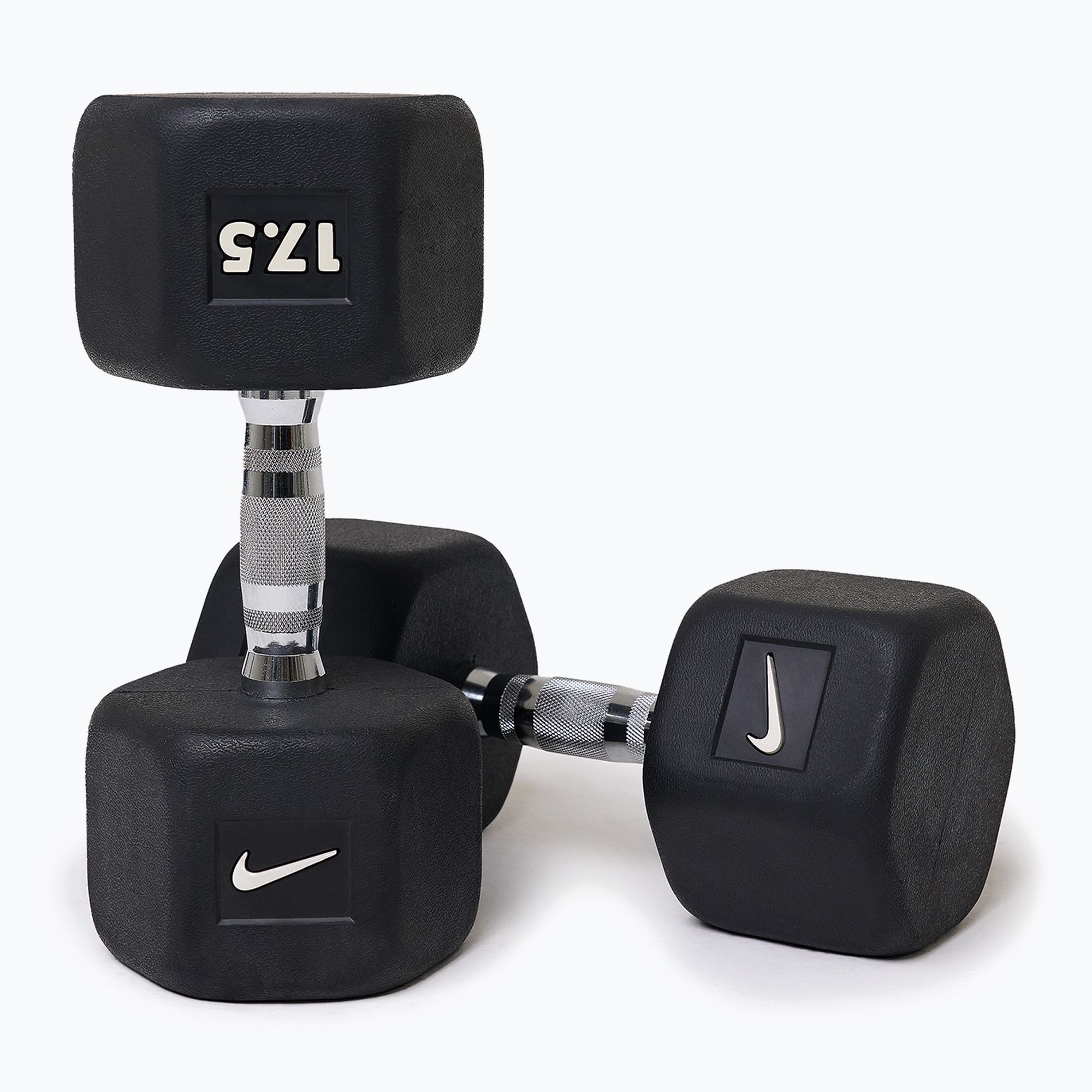 Hanteliai Nike Strength Hex Dumbbell 2 x 25 kg black/white (DRDK-1025 ...