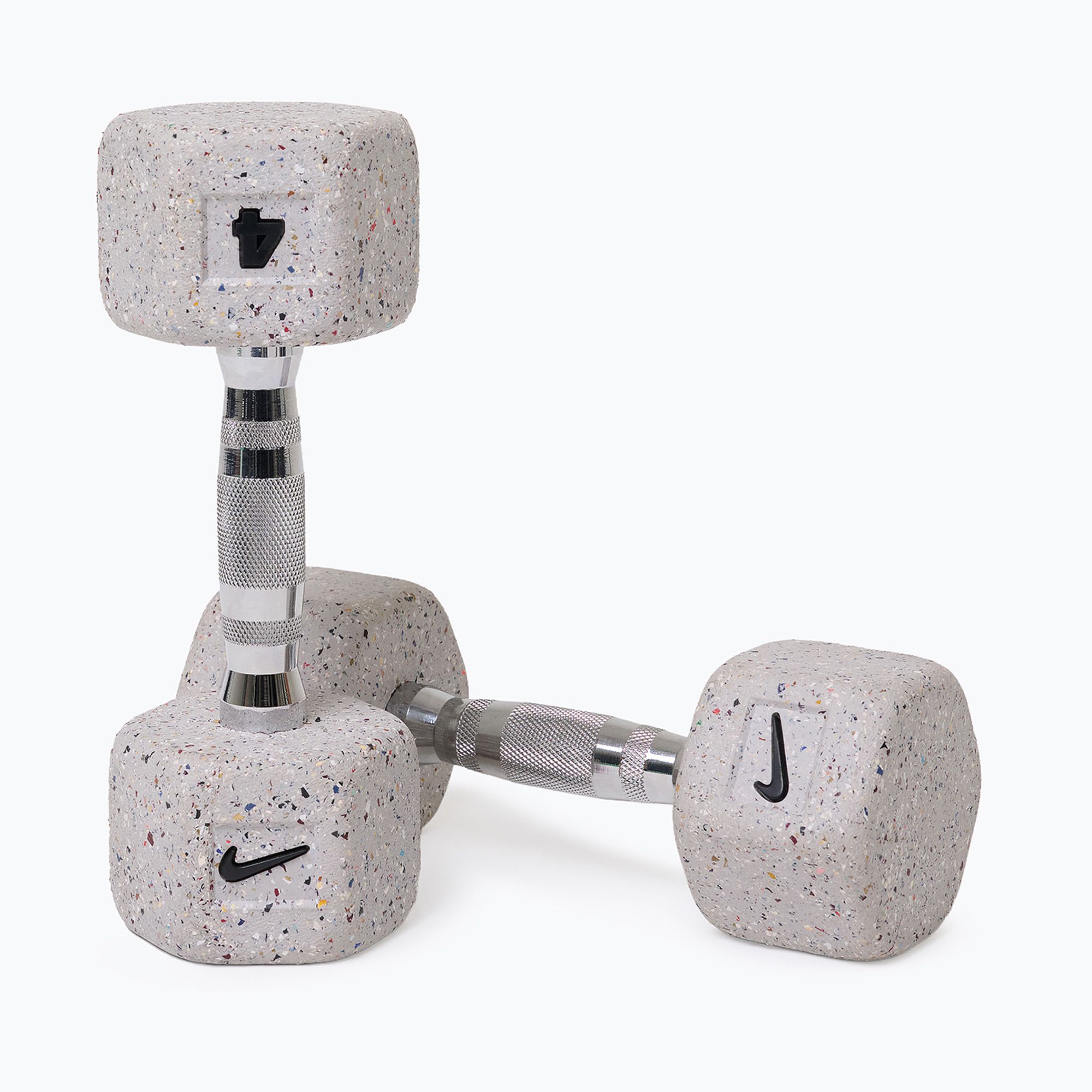 Gumuota hantelė Nike Strength Grind Hex Dumbbell 6 kg wolf grey (DGHK ...
