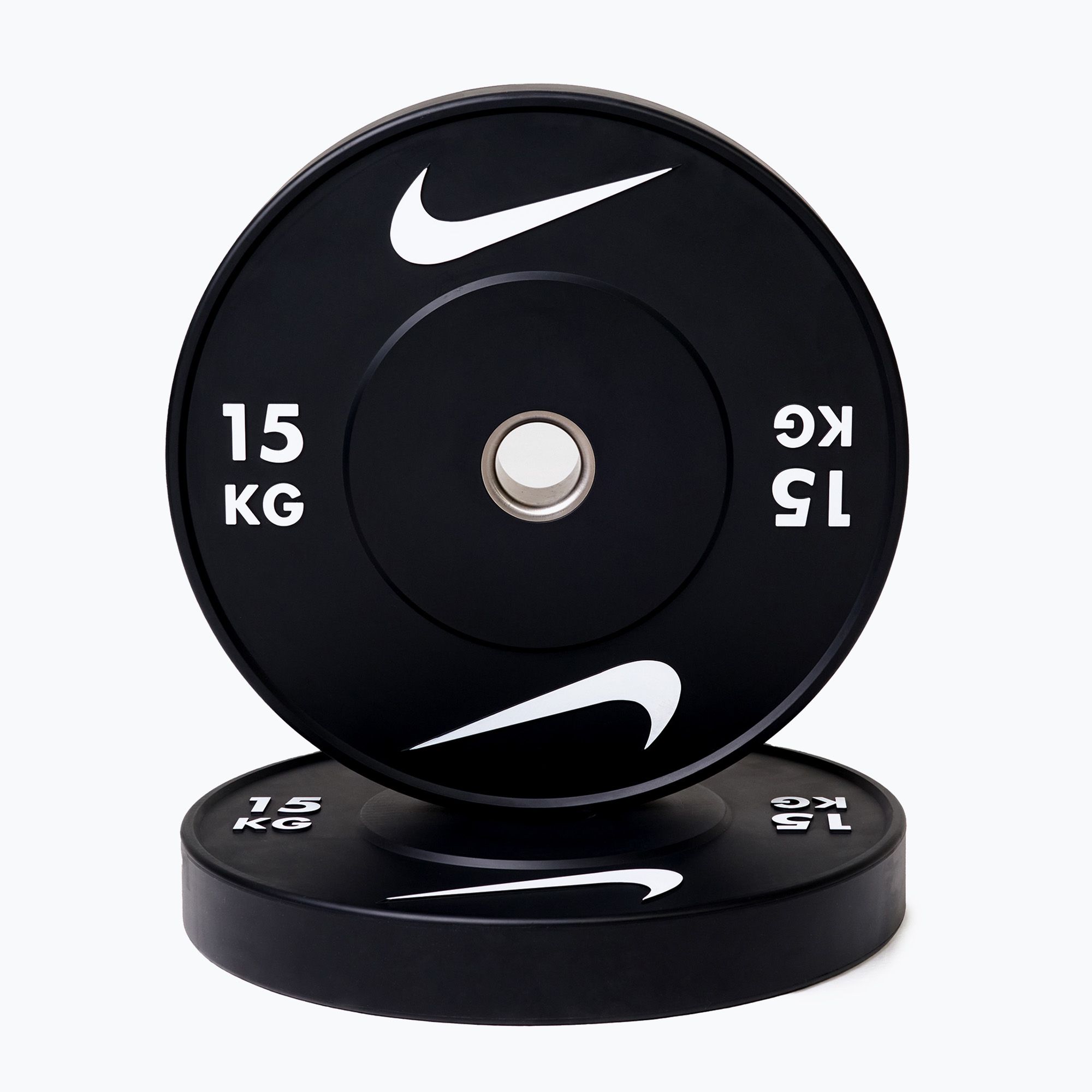 Bumper svorio plokštės Nike Strength Rubber Bumper Plates 10 kg black ...
