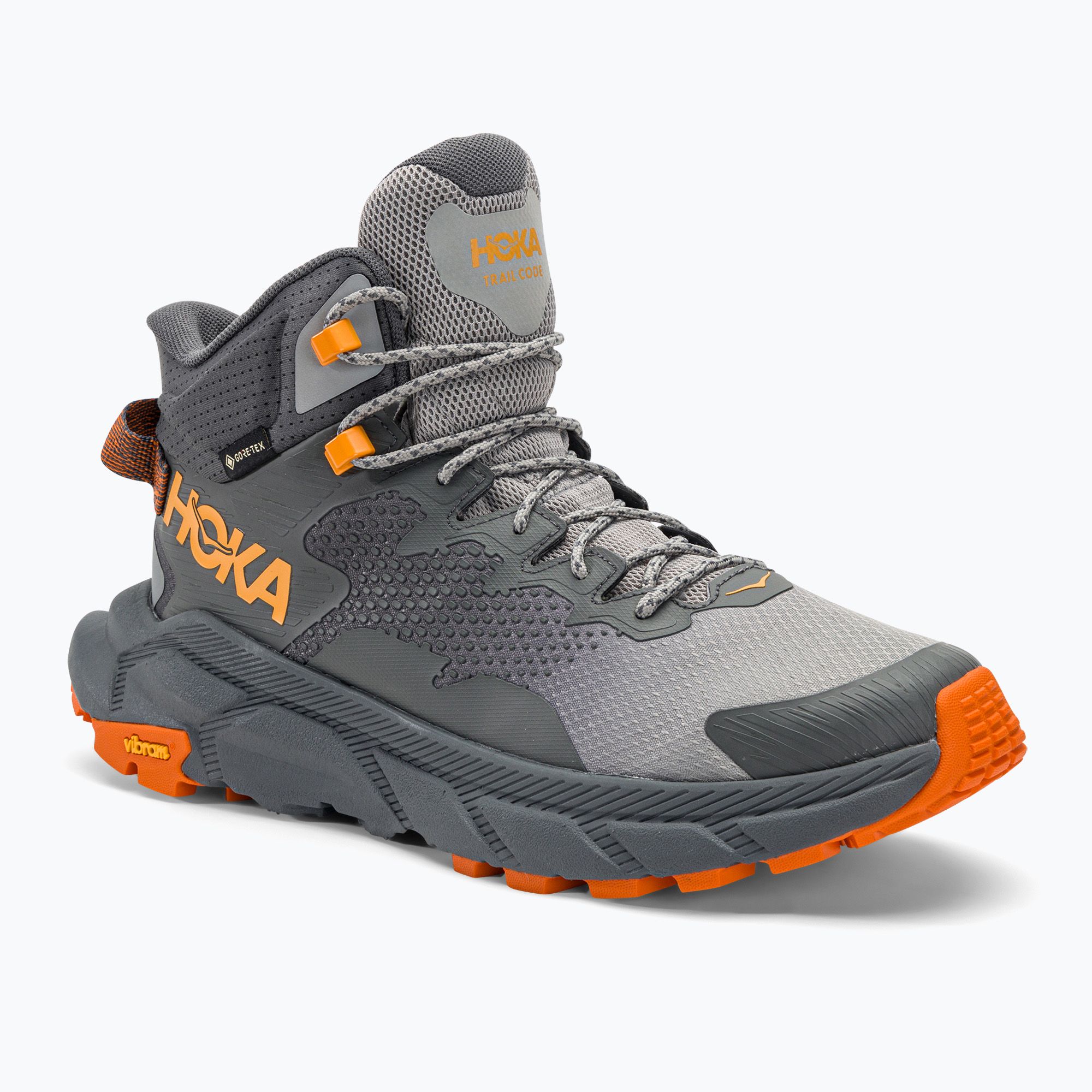 Vyriški trekingo batai HOKA Trail Code GTX castlerock/persimmon orange ...