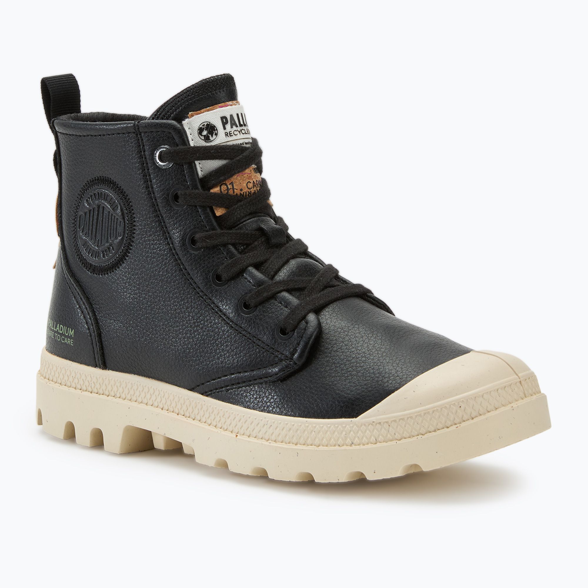 Batai Palladium Pampa Hi Re-Vegan LTH black (74378-008) - Sportano.lt