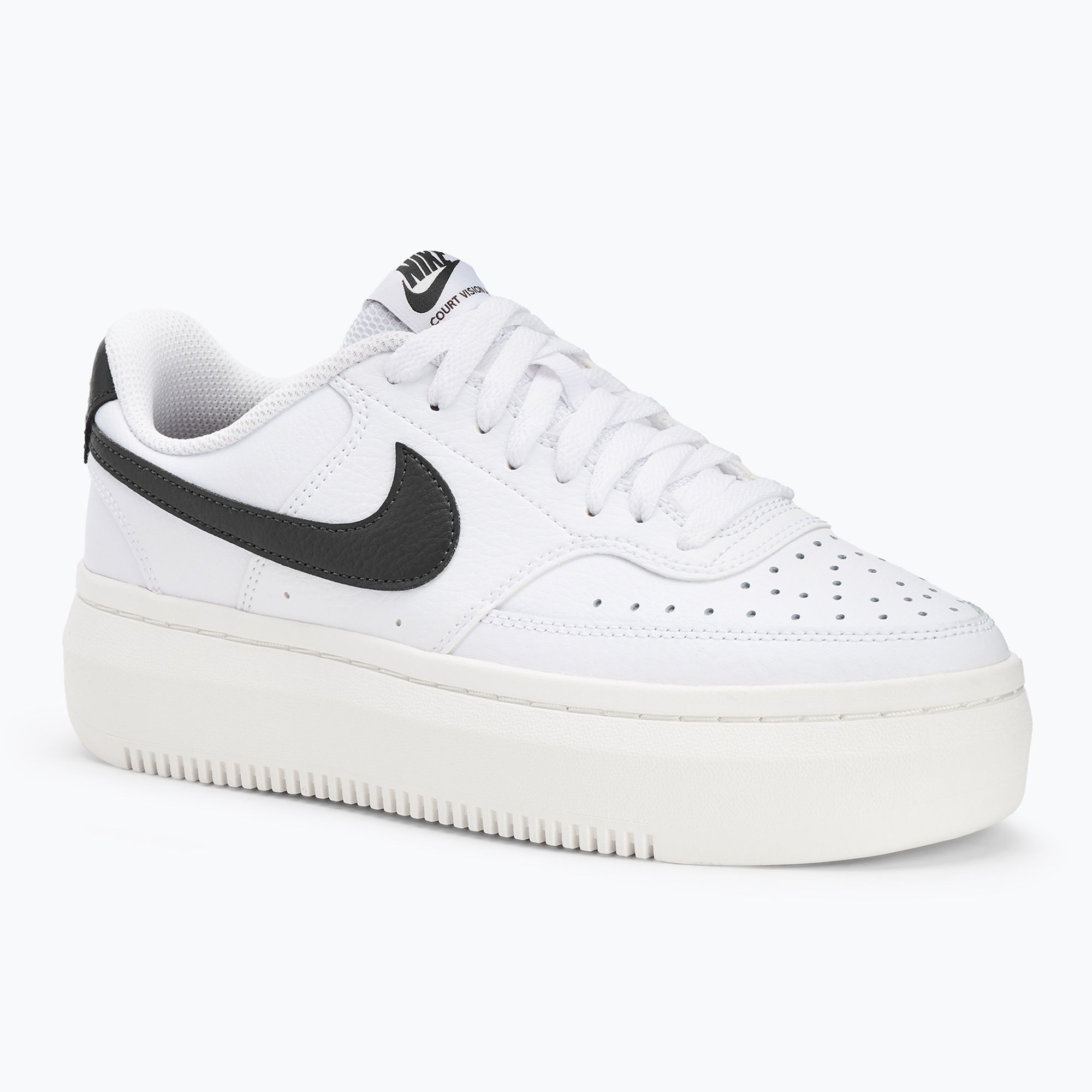 Moteriški batai Nike Court Vision Alta white/sail/ baroque brown ...