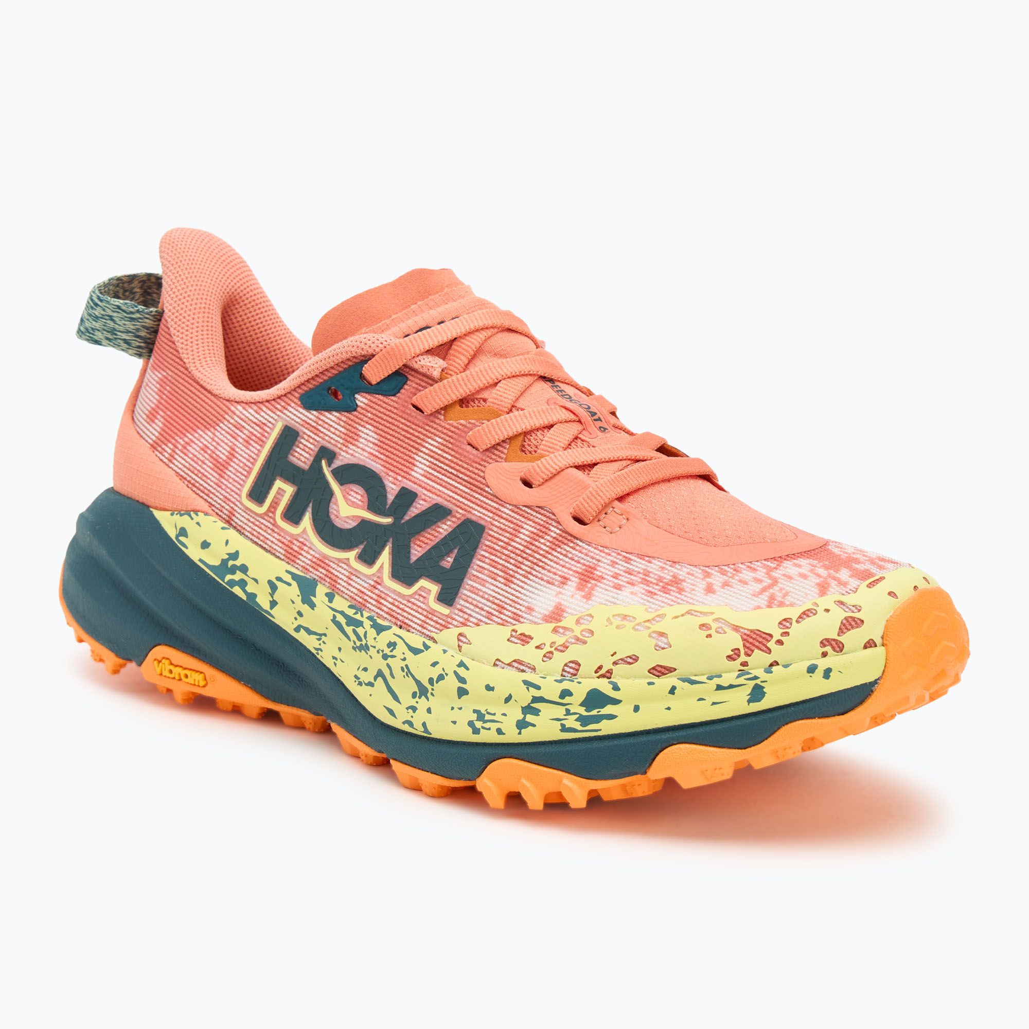 Moteriški bėgimo bateliai HOKA Speedgoat 6 black/aloe vera (1147811 ...