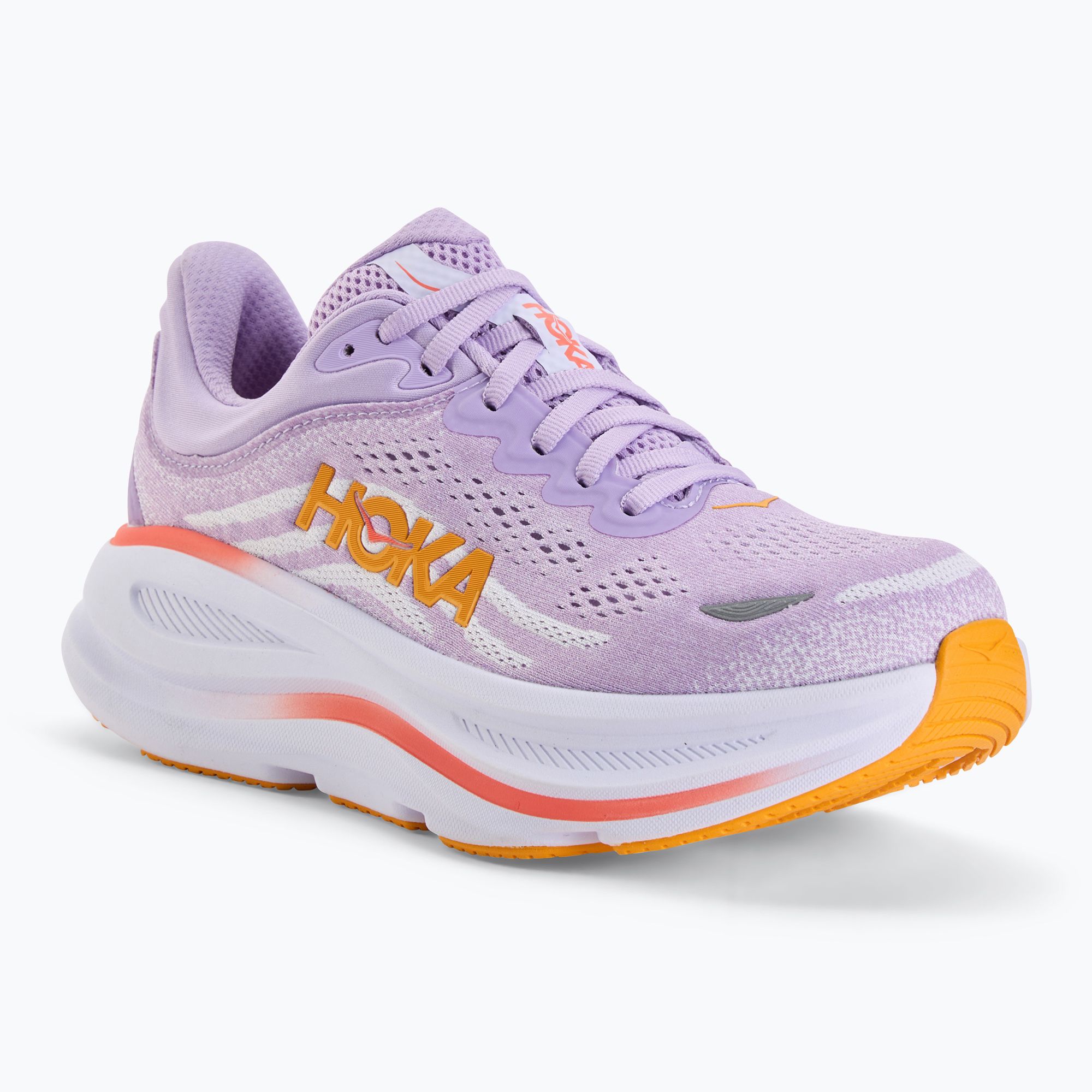 Moteriški bėgimo batai HOKA Bondi 9 Wide aster flower/starlight glow ...