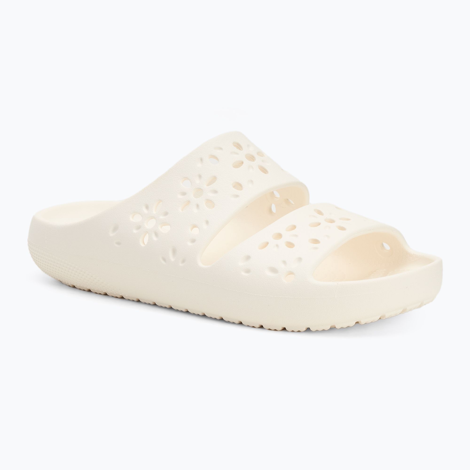 Šlepetės Crocs Classic Floral Cutout Sandal chalk (210966-0WV ...