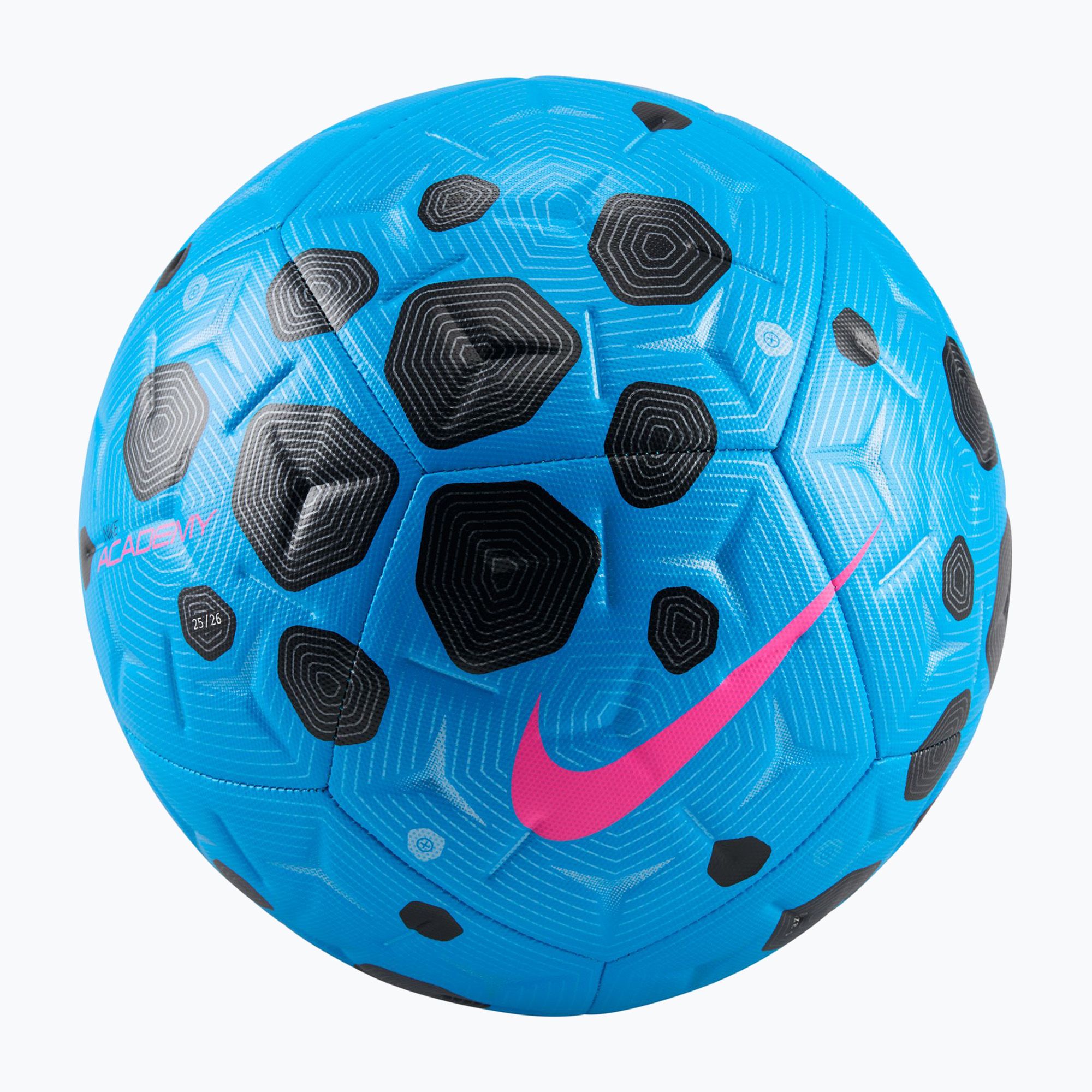 Futbolo kamuolys Nike Academy white/racer blue/pink blast dydis 5 ...