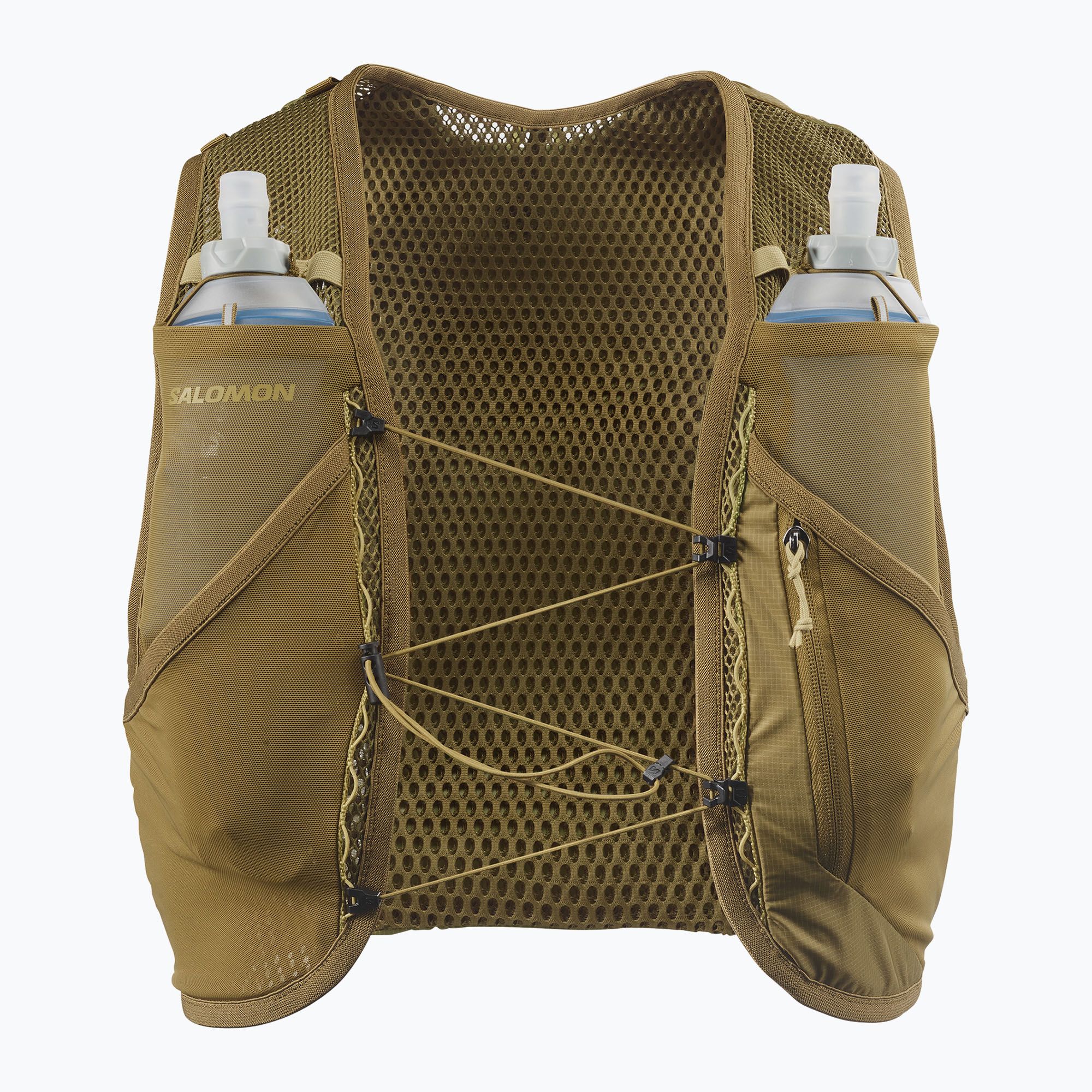 Salomon Active Skin 4 Set bėgimo liemenė brilliant olive/willow ...