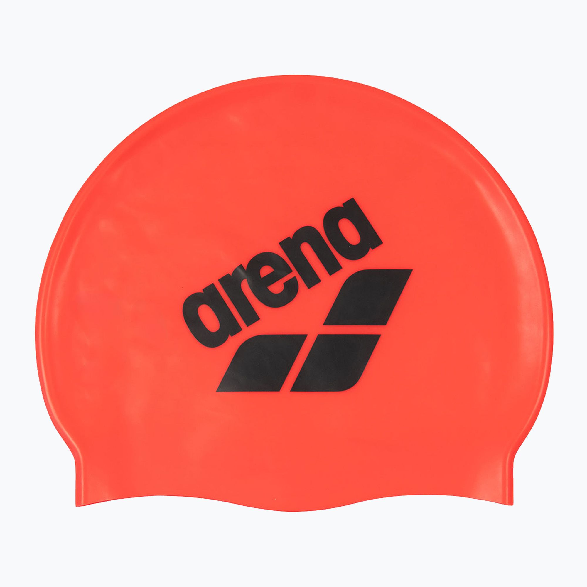 Arena Big Logo ryški koralinė/asfaltinė plaukimo kepuraitė (009276/204 ...