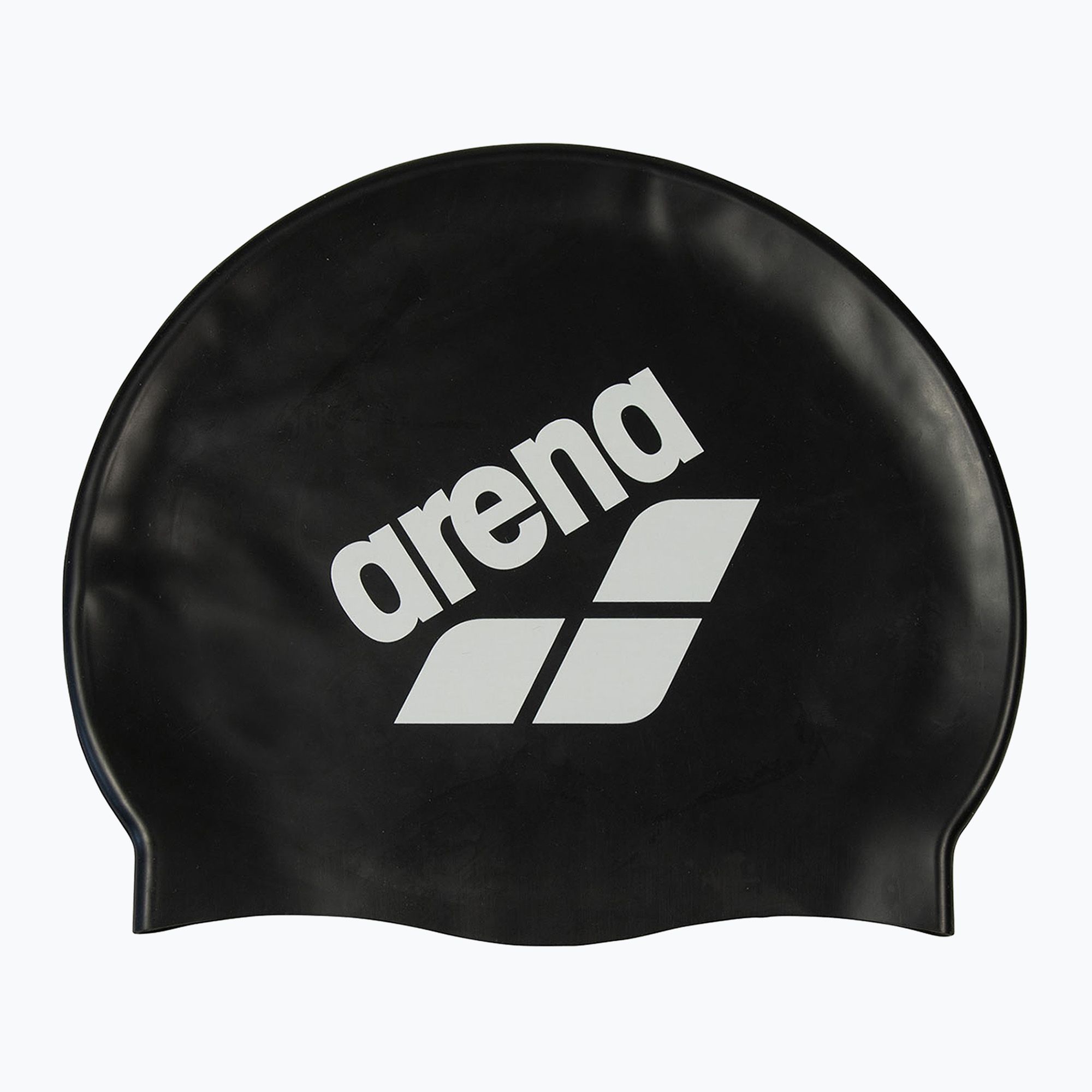 Arena Big Logo plaukimo kepuraitė juoda/balta (009276/206) - Sportano.lt