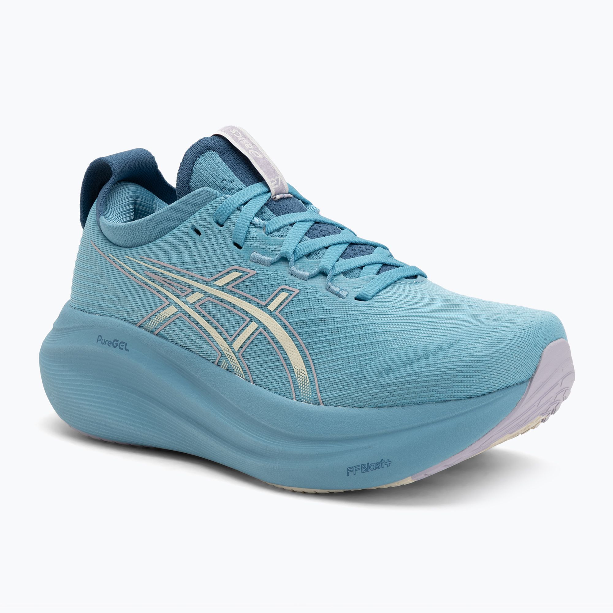 Moteriški bėgimo batai Asics Gel-Nimbus 27 monument/blue/whisper green ...