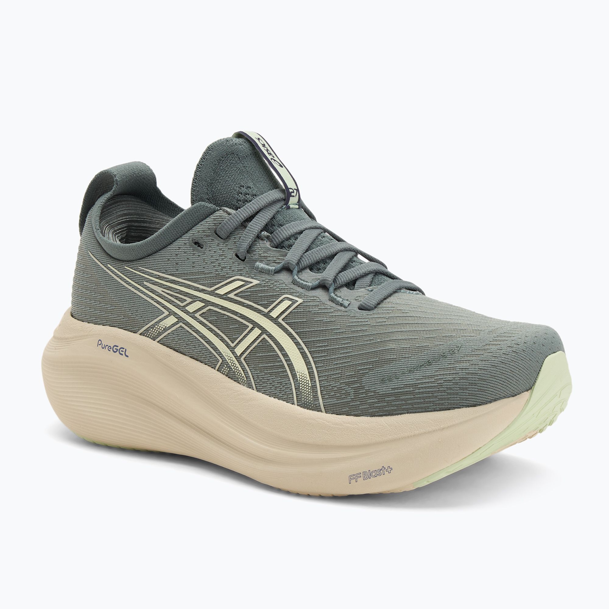 Moteriški bėgimo batai Asics Gel-Nimbus 27 monument/blue/whisper green ...