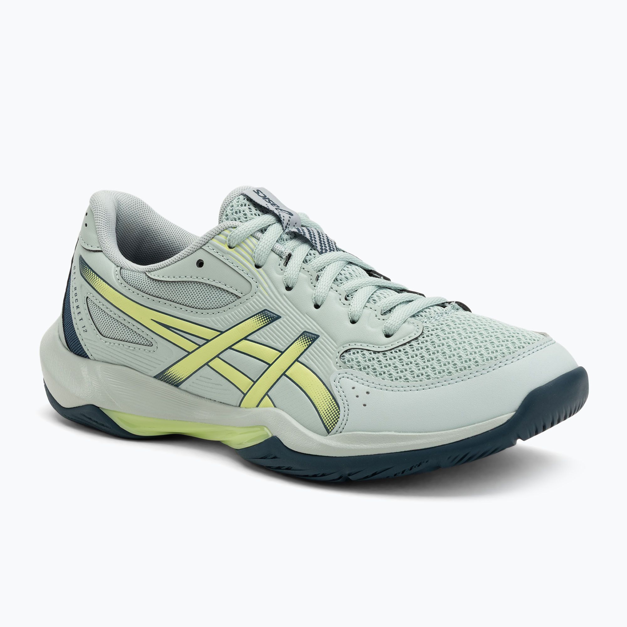 Vyriški tinklinio bateliai ASICS Gel-Rocket 12 lichen rock/tranquil ...