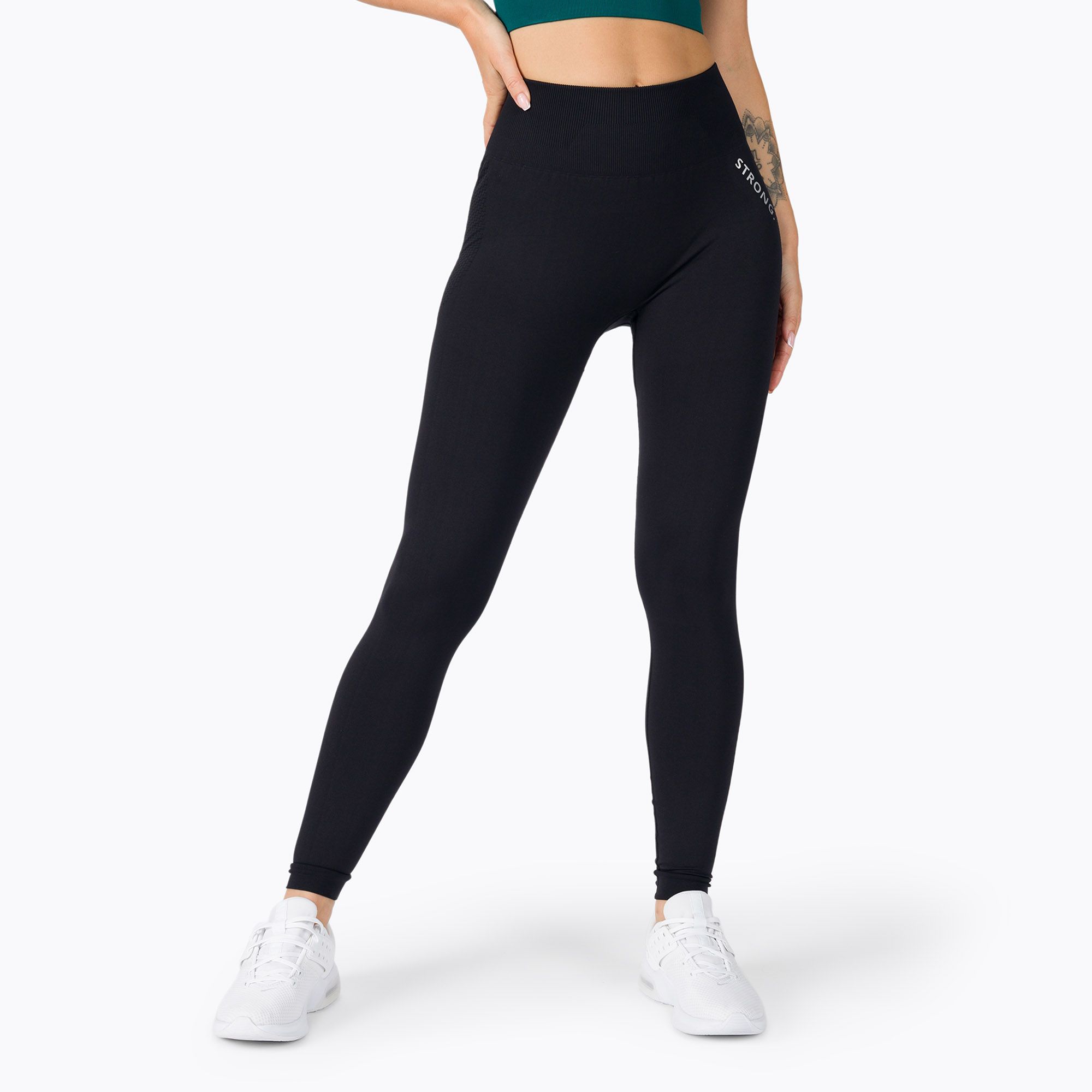 Moteriškos besiūlės tamprės STRONG POINT Shape & Comfort Push Up black ...