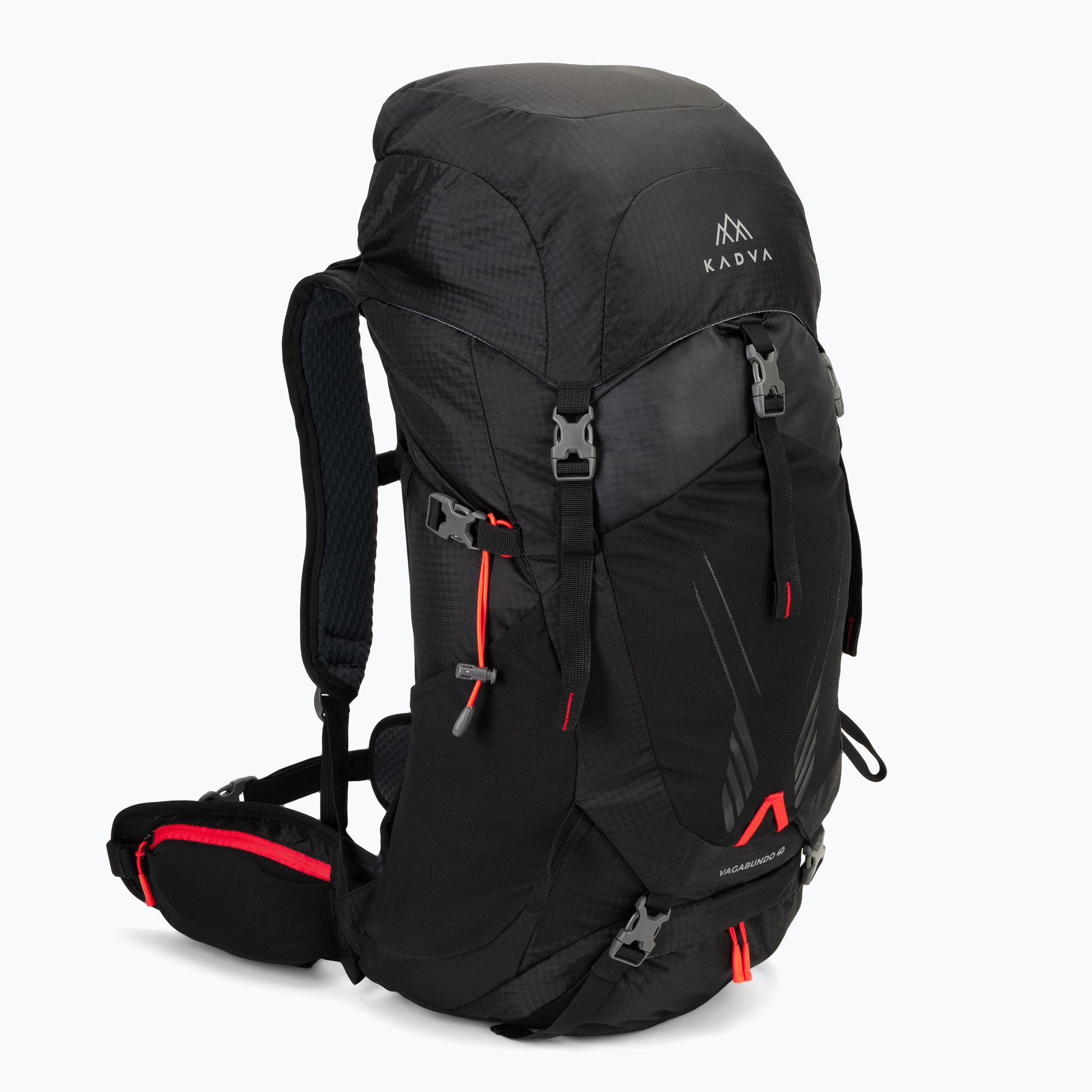 Kuprinė KADVA Vagabundo 40 l juoda (FX-KDV-B4C006-BK) - Sportano.lt