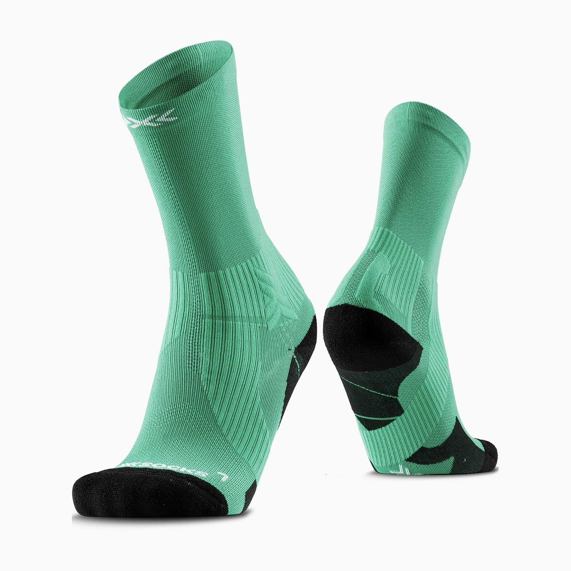 Kojinės X-Socks Run Perform Crew voltage green (XS-RQPMS26M) - Sportano.lt
