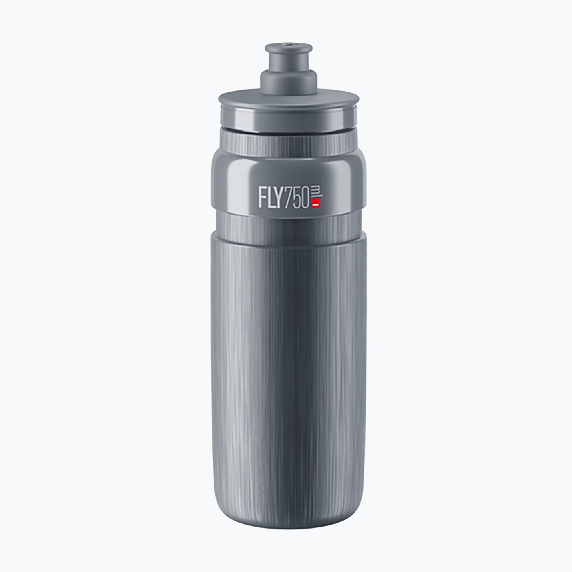 Dviračio vandens butelis Elite FLY Tex 750 ml black/grey logo ...