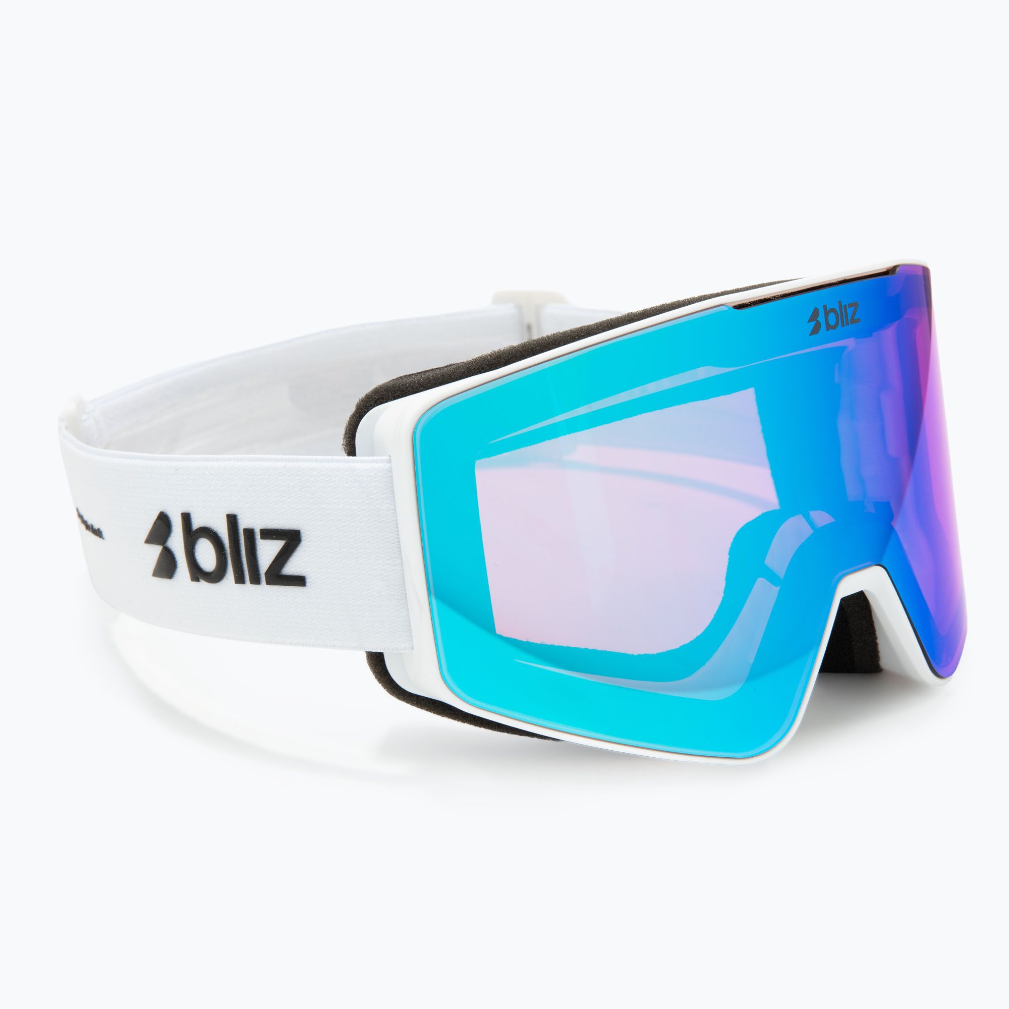Slidinėjimo akiniai Bliz G001S matte white/non violet/blue multi ...