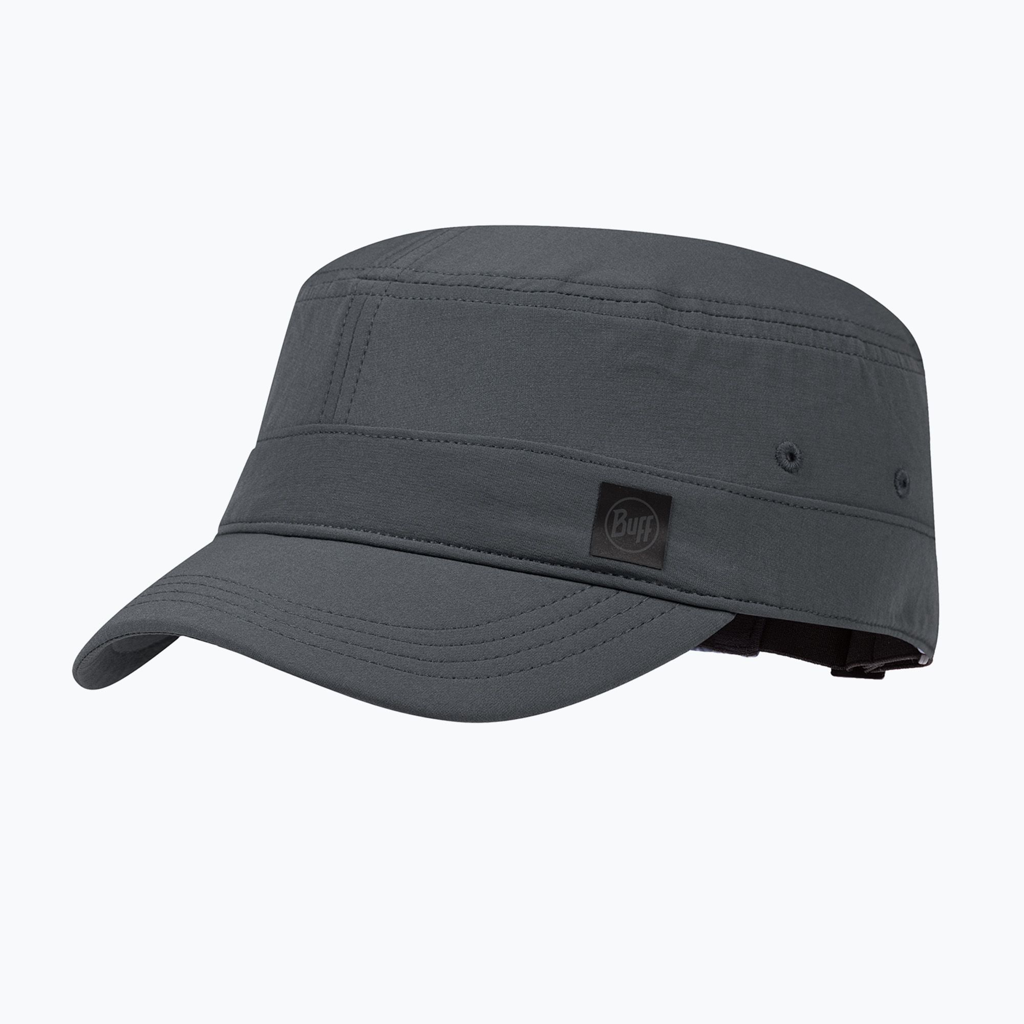 Kepurė su snapeliu BUFF Military solid ash (137738.914.20.00) - Sportano.lt