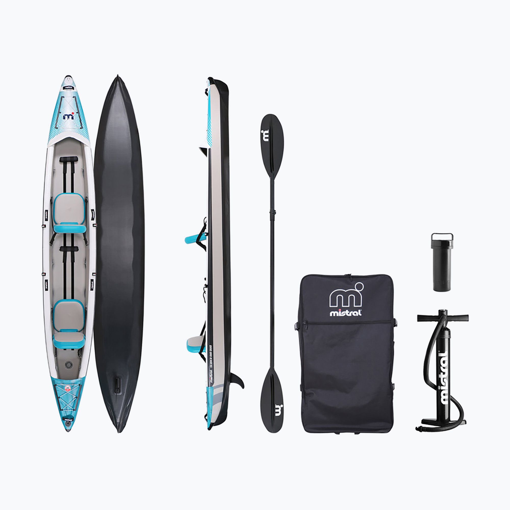 Dvivietė pripučiama baidarė Mistral Slider Air Duo 15'11" 485 cm ...