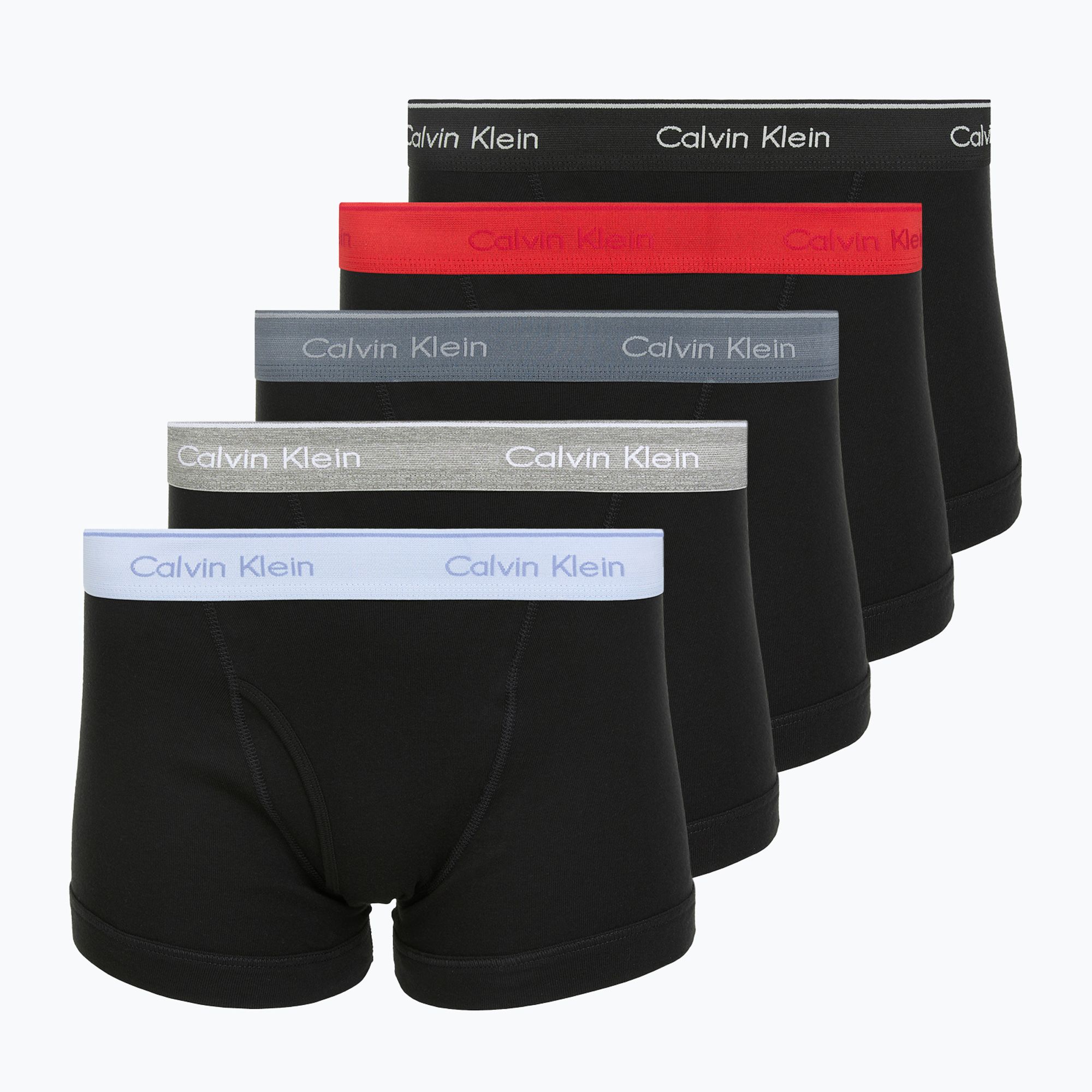 Trumpikės Calvin Klein LV00NB4102 Trunk 5 poros Black Bodies su black ...