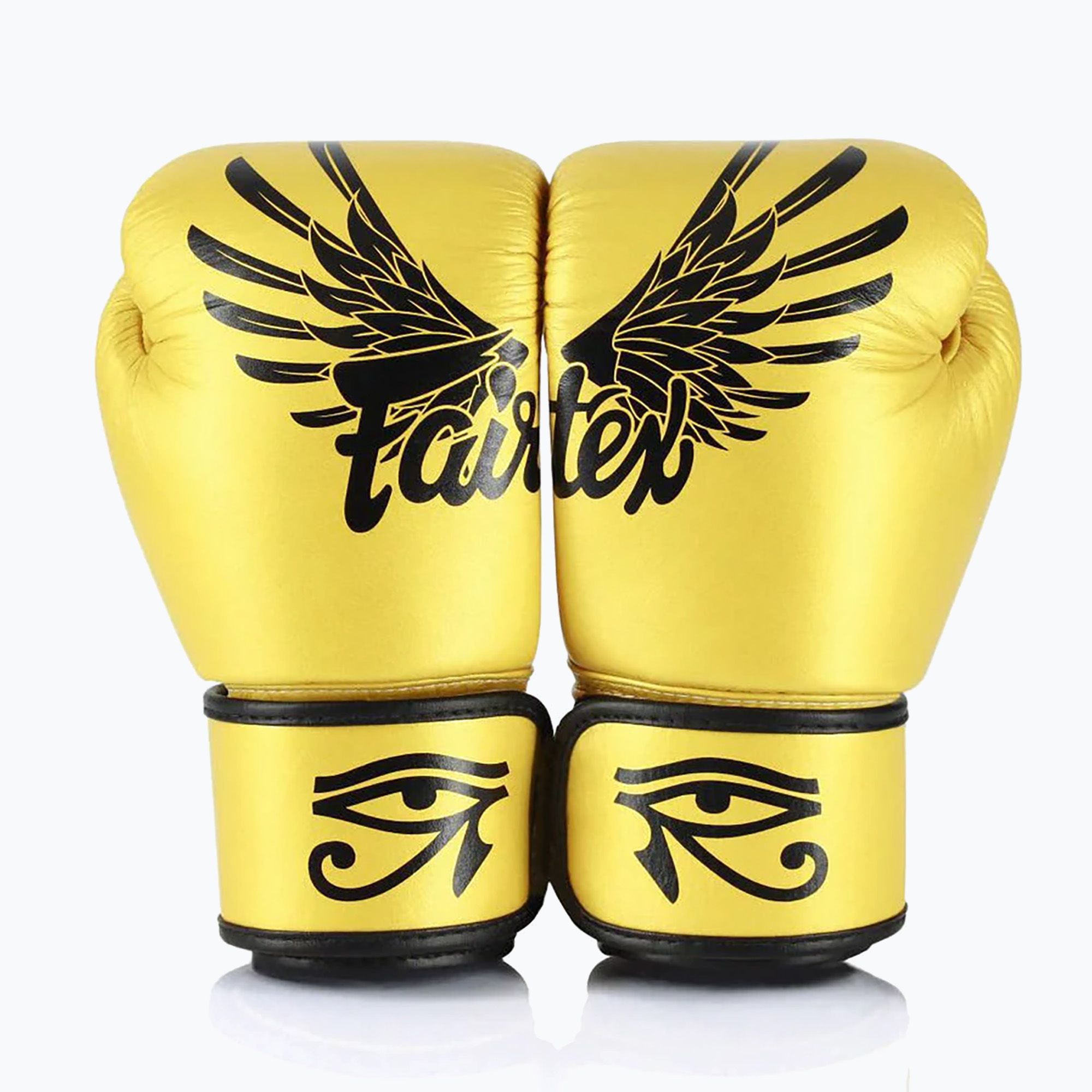 Bokso pirštinės Fairtex Universal "Tight-Fit" Design Falcon gold (BGV1 ...