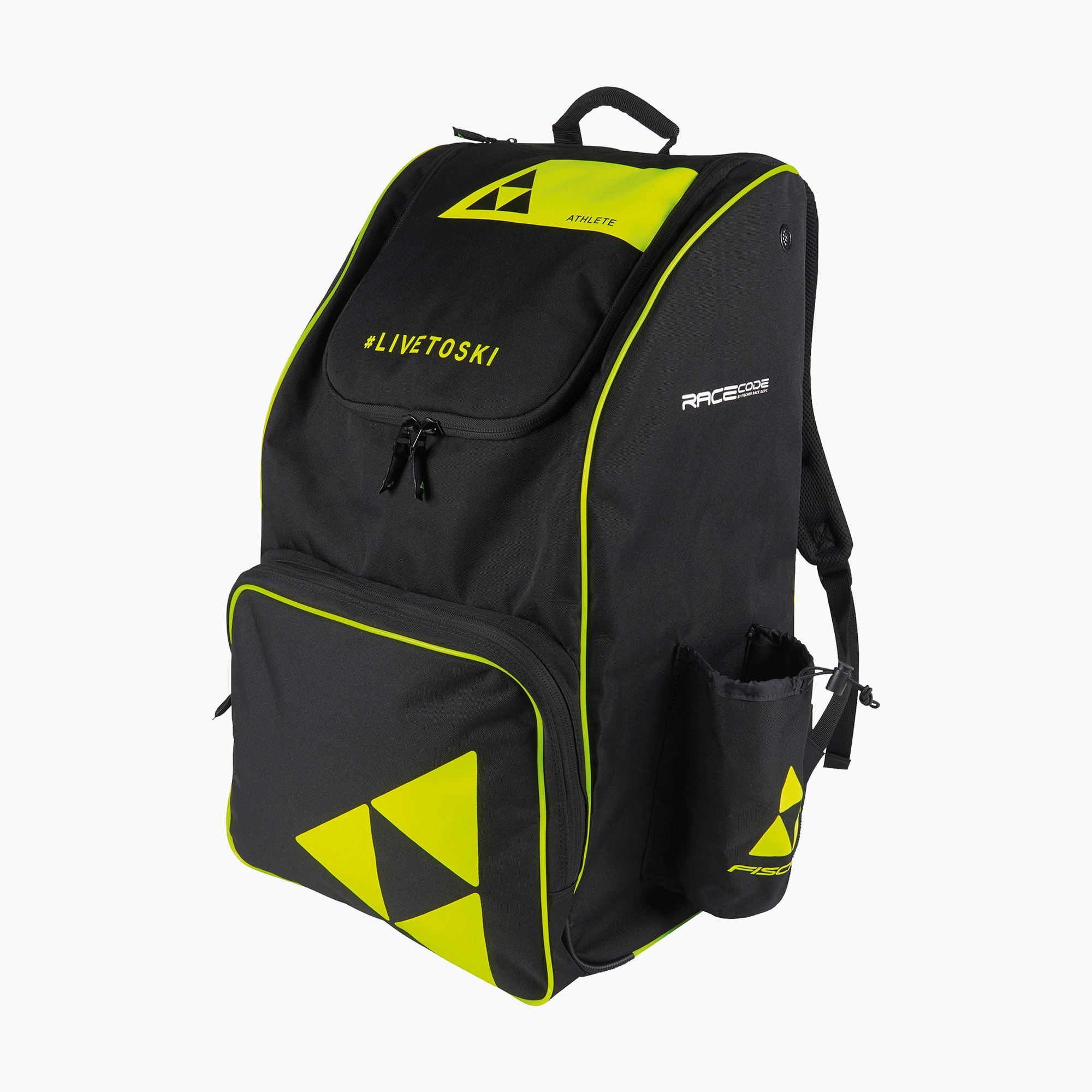 Slidinėjimo kuprinė Fischer Backpack Race 70 l black/yellow (Z05225 ...